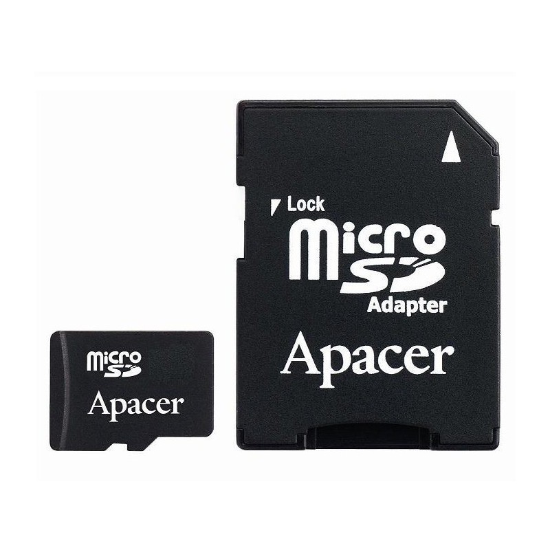 Set 2 x Card MicroSDxc Uhs-i 64GB Clasa10 cu Adaptor SD, Apacer Oferta ...