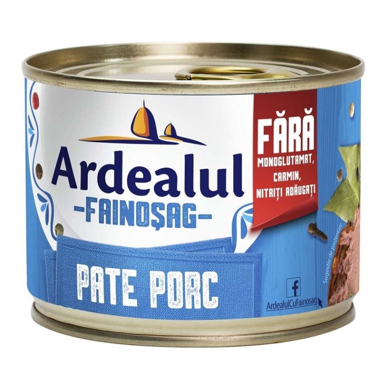 Set 4 x Pate de Porc Fainosag, Ardealul, 200 g Oferta Pret - Trada.ro