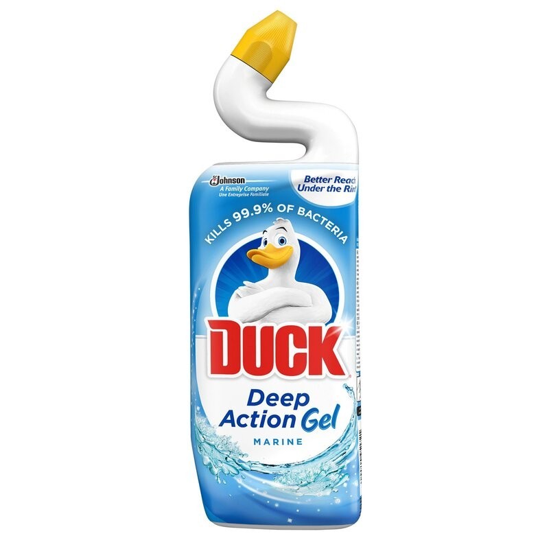 Set 3 x Dezinfectant Toaleta Duck Deep Action Gel Marine 750 ml Oferta ...