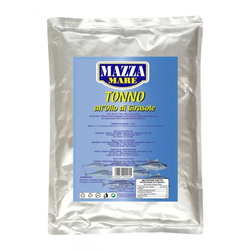 Ton in Ulei Vegetal Pouch, Mazza, 1 Kg Oferta Pret - Trada.ro