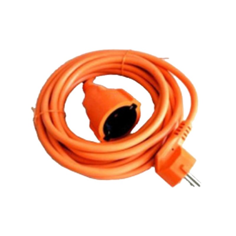 Set 2 x Cablu Prelungitor Electric Portocaliu, IP20, Sectiune Cablu 3 x ...