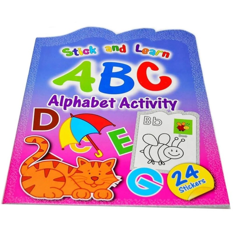 Caiet de Colorat A4 ABC cu 24 Abtibilduri Oferta Pret - Trada.ro