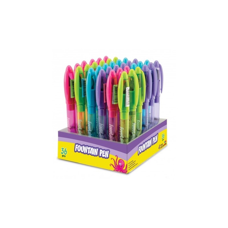 Stilou din Plastic, Octopus, Corp Colorat, Diverse Culori Oferta Pret ...