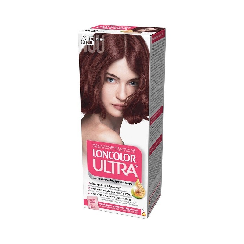 Set 3 x Vopsea de Par Loncolor Ultra 6.5 Rubin Oferta Pret - Trada.ro