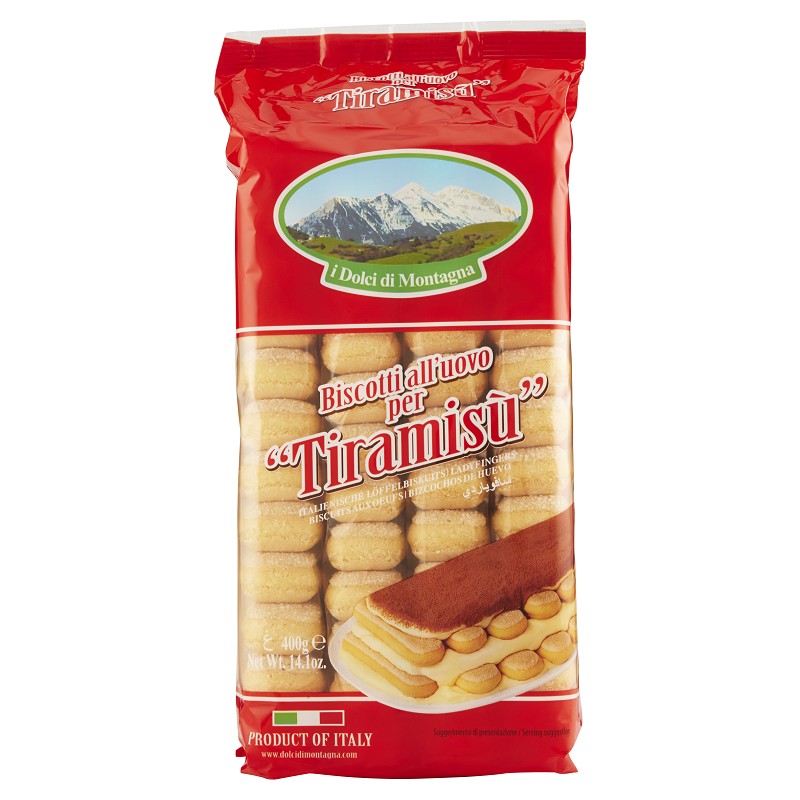 Set 12 x Piscoturi Savoiardi pentru Tiramisu, Dolci Di Montagna, 400 g ...