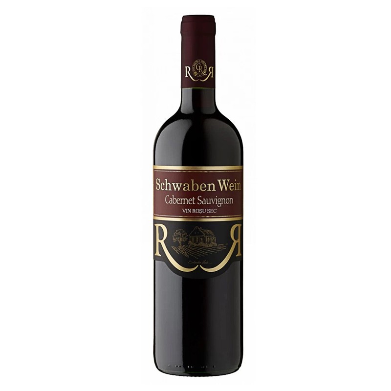 Set 8 x Vin Rosu Recas Schwaben Wein Cabernet Sauvignon Sec, 0.75 l ...