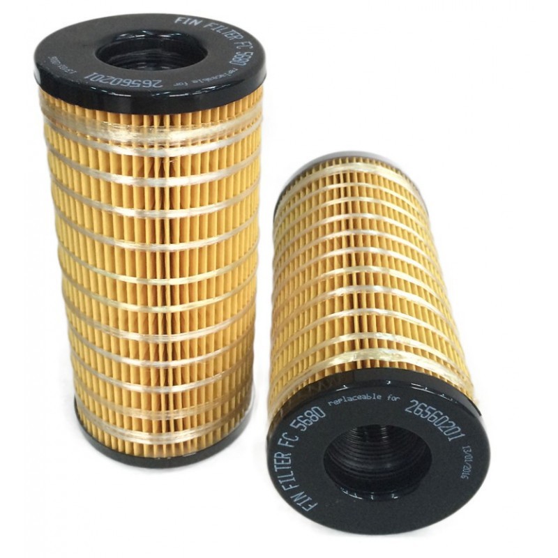 Set 2 x Filtru Combustibil FC5680 158 mm lung., Cartus, FIN-FILTER ...