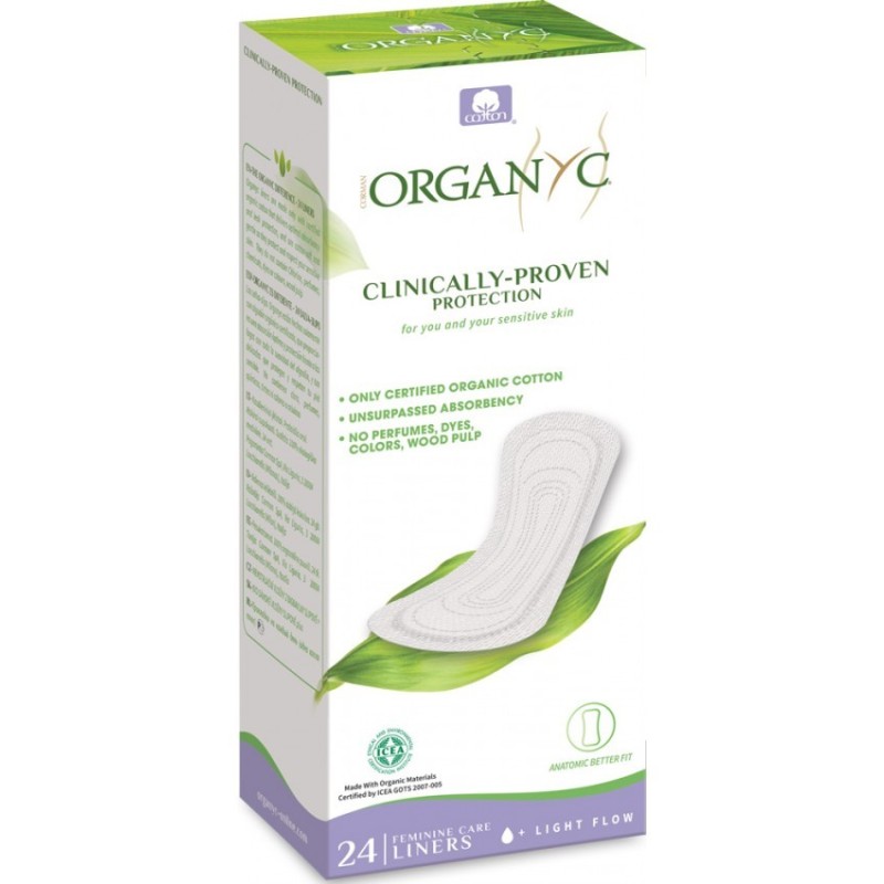 Absorbante Zilnice din Bumbac Organic 24 Buc, Organyc Bio Oferta Pret ...