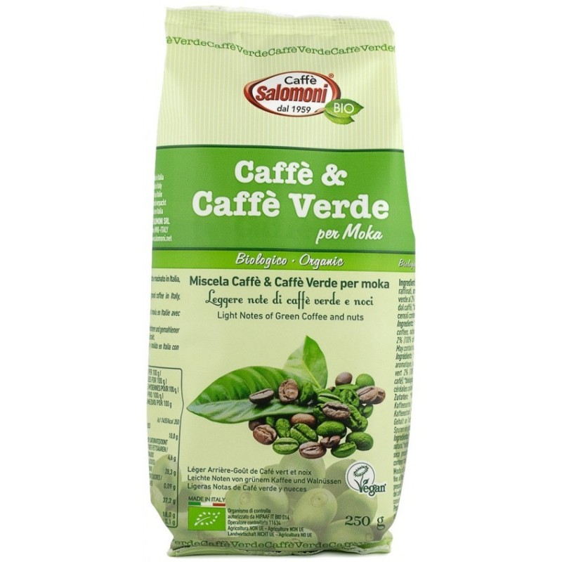 Cafea si Cafea Verde BIO, Salomoni Cafe, 250 g Oferta Pret - Trada.ro