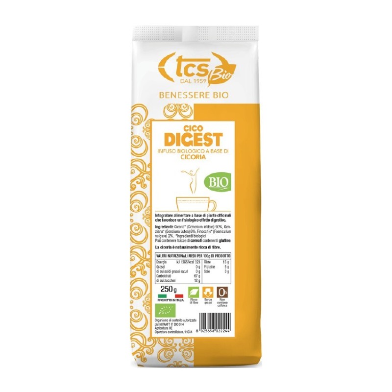 Infuzie BIO pe Baza de Cicoare, Cico Digest, Salomoni Cafe, 250 g ...