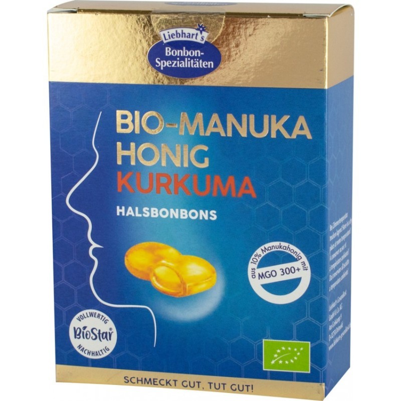 Dropsuri BIO cu Miere de Manuka si Kurkuma,100 g Oferta Pret - Trada.ro