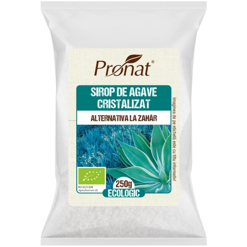 Sirop de Agave Cristalizat, BIO, Pronat, 250 g Oferta Pret - Trada.ro