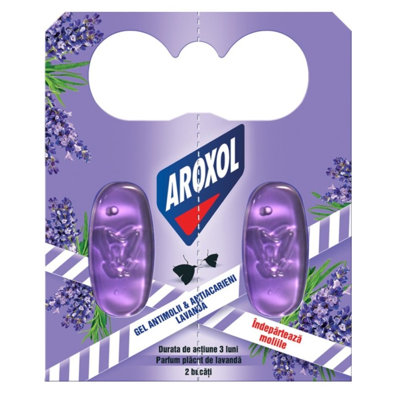 Set 4 x 2 Gel Anti-Molii Anti-Acarieni Aroxol Lavanda Oferta Pret ...
