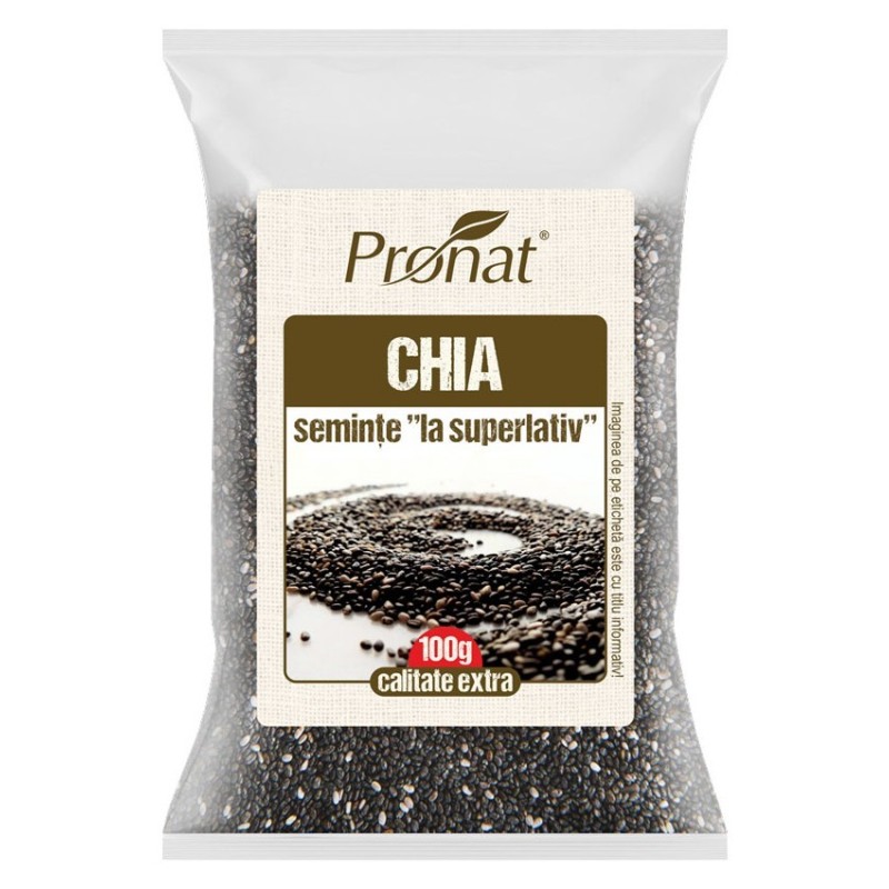 Set 4 x Seminte de Chia BIO, 100 g, Pronat Oferta Pret - Trada.ro
