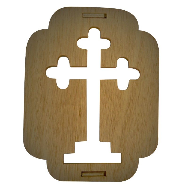 Tipar din Lemn Traforat Mic Cruce Oferta Pret - Trada.ro