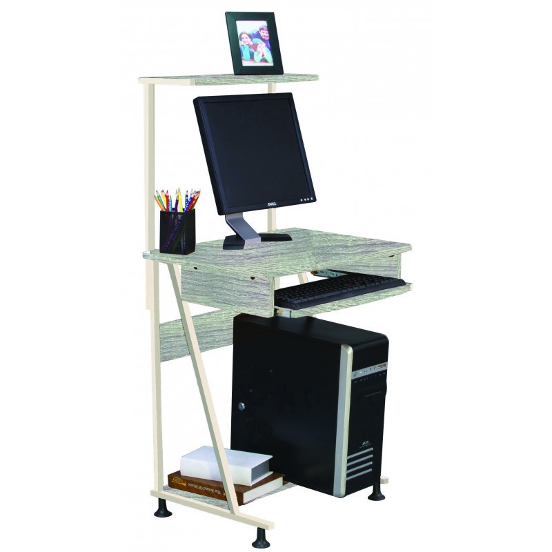 Set 2 x Birou Alb Metal si PAL, 60 x 50 x 116 cm, Blueberg Oferta Pret ...