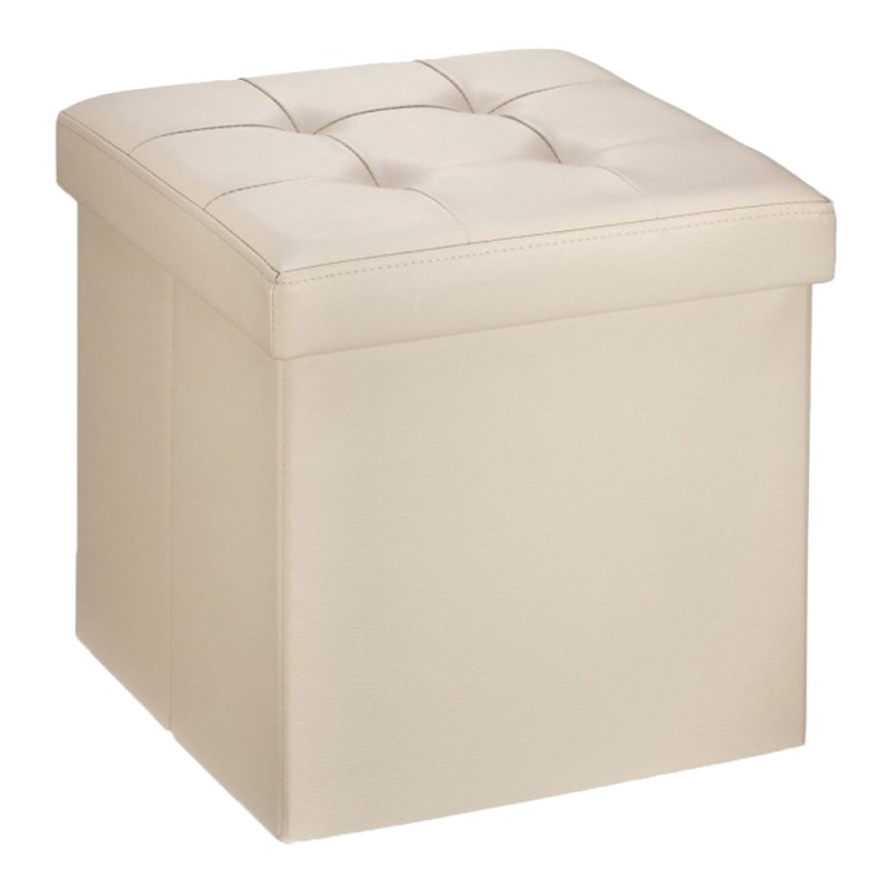 Taburet Pliabil cu Spatiu de Depozitare 38x38 cm Tb58 Bej Oferta Pret ...