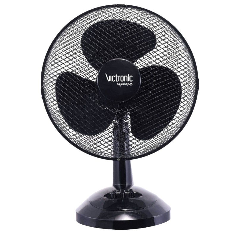 Ventilator pentru Birou Victronic, 22 cm, 2 Trepte de Viteza, 20 W ...