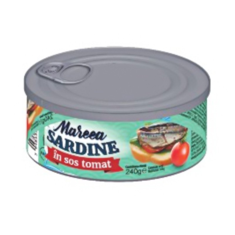 Set 4 x Sardine in Sos Tomat Mareea, 240 g Oferta Pret - Trada.ro