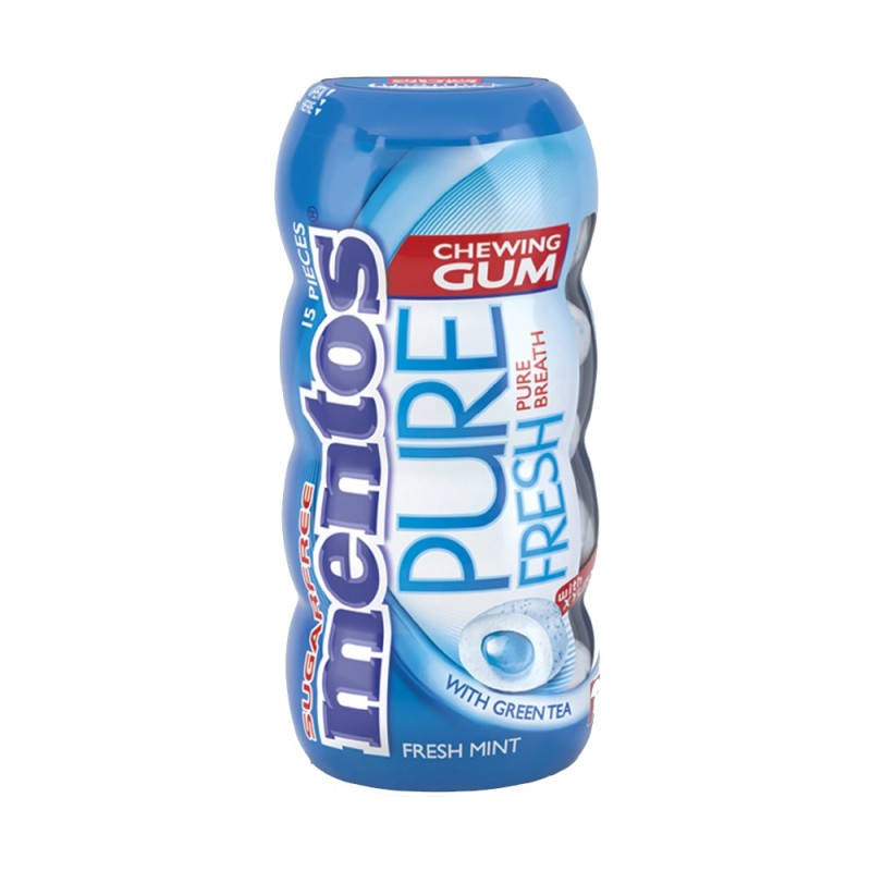 Guma de Mestecat Mentos Pure Fresh, Aroma Menta, 30 g Oferta Pret ...