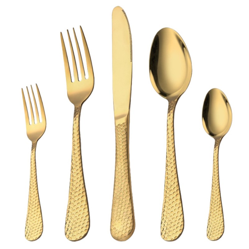 Set 30 Tacamuri din Inox Grunberg, Auriu Oferta Pret - Trada.ro