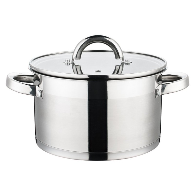 Oale din Inox Grunberg, cu Capac, 20 cm, 3.5 l Oferta Pret - Trada.ro