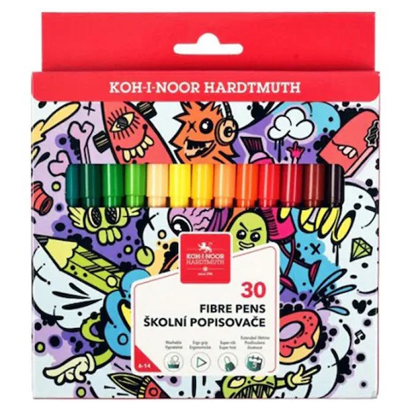 Carioci Teenage, 30 Culori, Koh-I-Noor Oferta Pret - Trada.ro