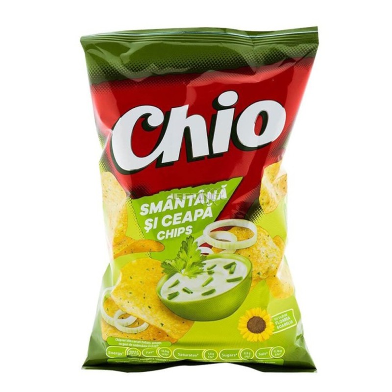 Chipsuri cu Smantana si Ceapa Chio, 60 g Oferta Pret - Trada.ro
