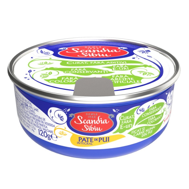 Pate de Pui, Scandia Sibiu, 120 G Oferta Pret - Trada.ro