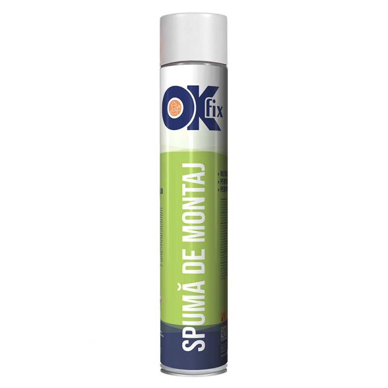 Spuma Poliuretanica de Montaj Pistol 750 ml, Ok Fix Oferta Pret - Trada.ro