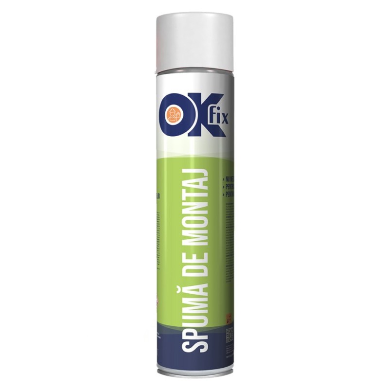 Set 2 x Spuma Poliuretanica de Montaj Pai 600 ml, Ok Fix Oferta Pret ...
