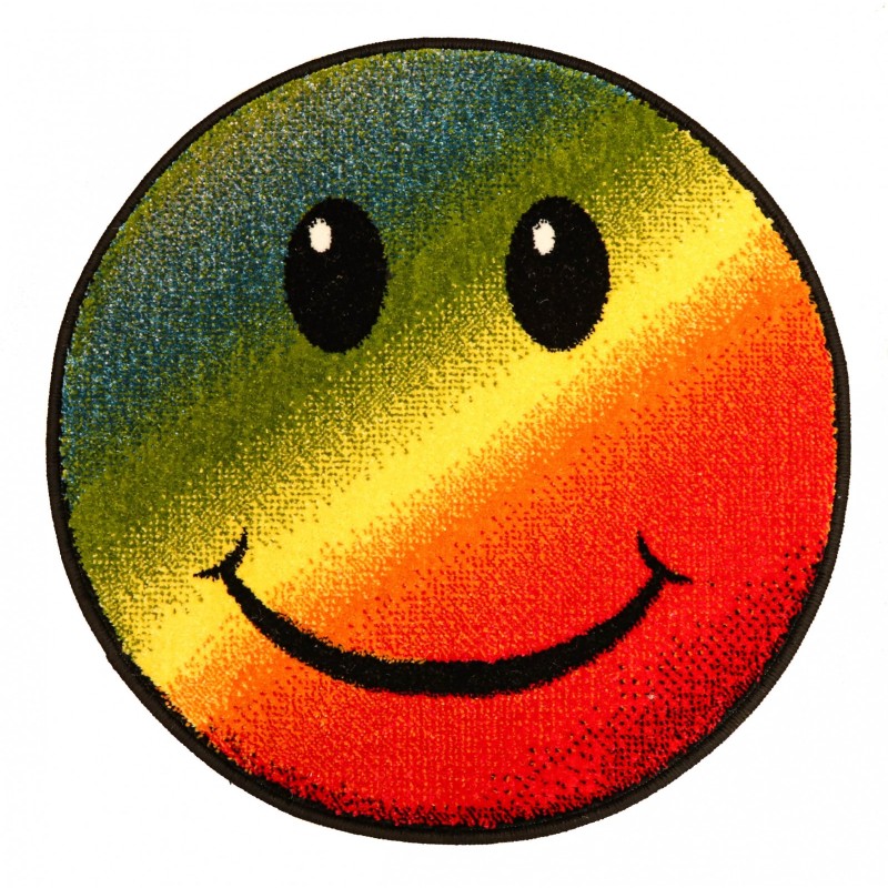 Covor Rotund, 67 x 67 cm, Multicolor, Kolibri Model Rainbow 11089/150 ...