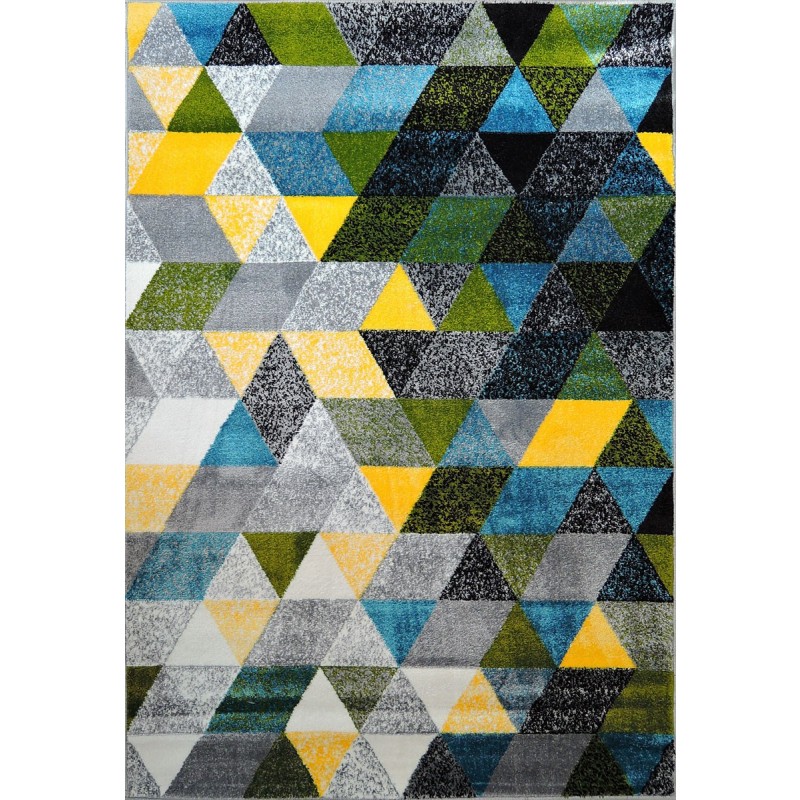 Covor Dreptunghiular, 80 x 150 cm, Multicolor, Kolibri Model Shapes ...