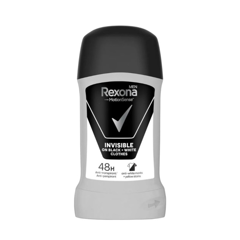 Set 3 x Deodorant Stick Rexona Men Invisible, pentru Barbati, 50 ml ...