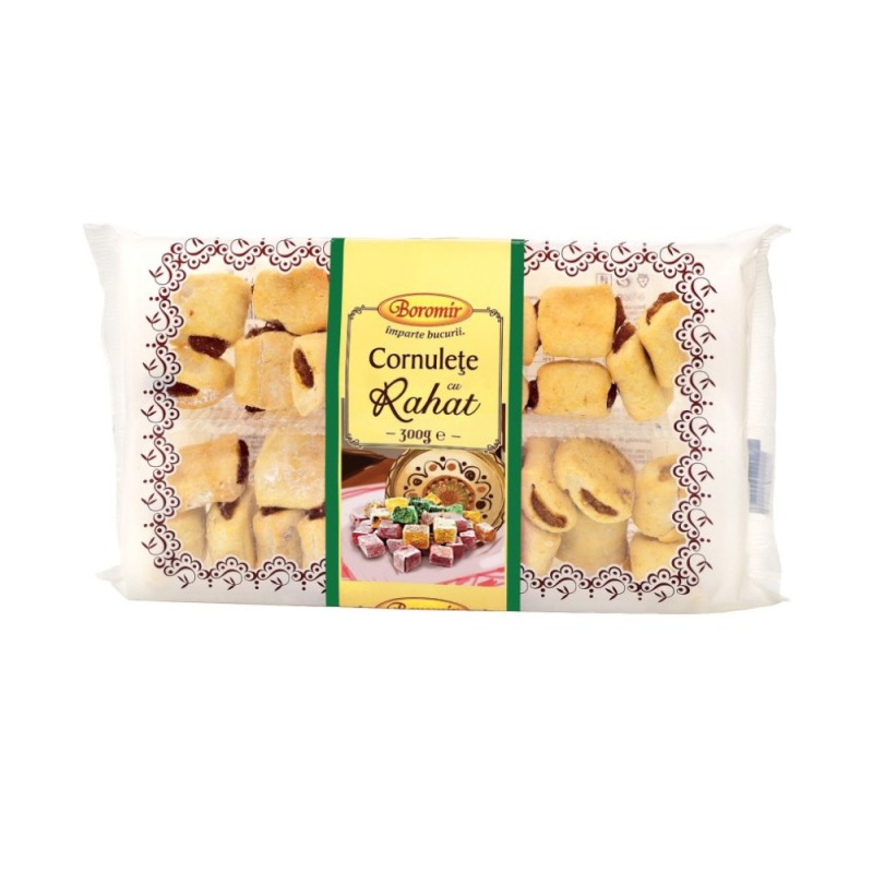 Cornulete cu Rahat Boromir, 300 g Oferta Pret - Trada.ro