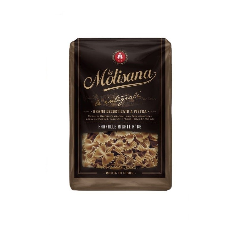 Set 24 x Paste Integrale Farfalle Rigate No66 La Molisana, 500 g Oferta ...