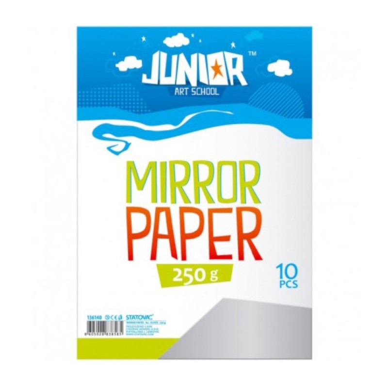 Carton Colorat Oglinda, Argintiu, Format A4, 10 Coli, Statovac Oferta ...