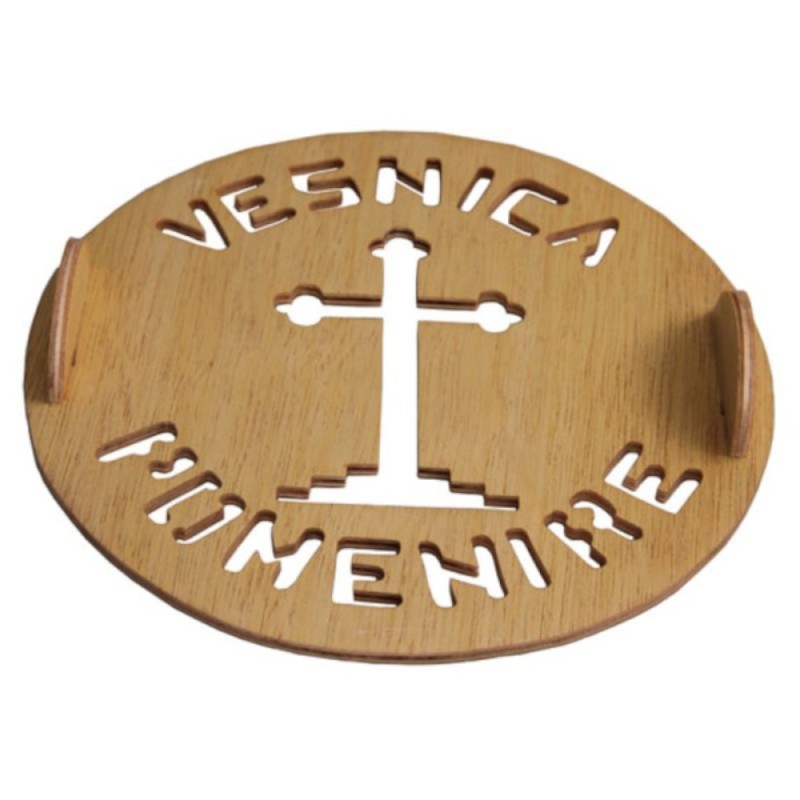 Tipar din Lemn Traforat, Cruce si Vesnica Pomenire Oferta Pret - Trada.ro