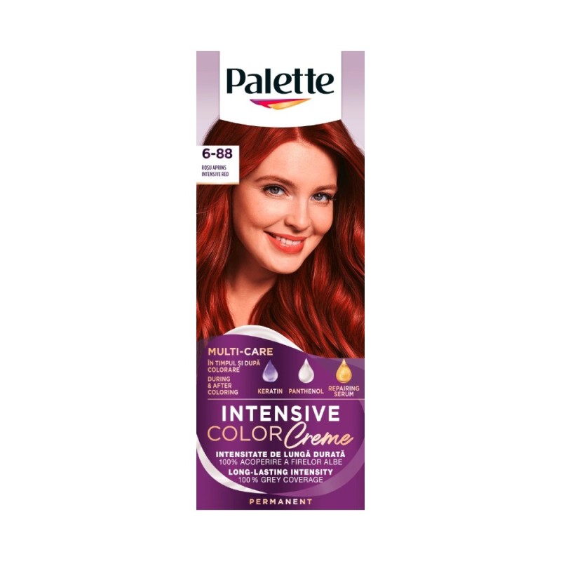 Vopsea de Par Permanenta Palette Intensive Color Creme RI5 Rosu Aprins ...