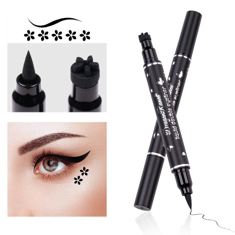 Eyeliner Tip Carioca cu Stampila Model Floare, Ranee, 03 Oferta Pret ...