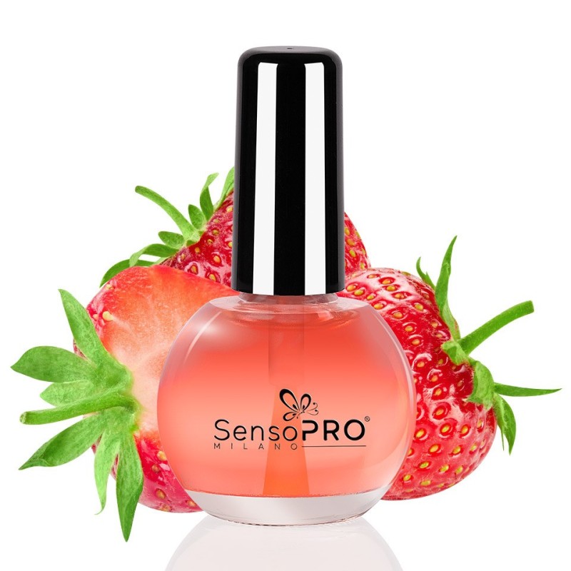 Ulei Cuticule Cu Pensula Strawberry SensoPRO, 15 ml Oferta Pret - Trada.ro