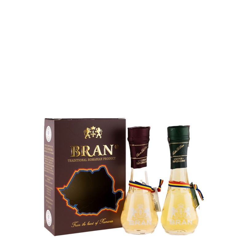 Palinca de Prune si Rachiu de Prune Bran, Doua Toiuri, 2 x 45 ml Oferta ...