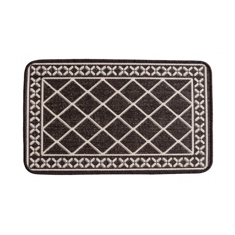 Covor Dreptunghiular pentru Usa de Intrare, Maro, 50 x 80 cm ...