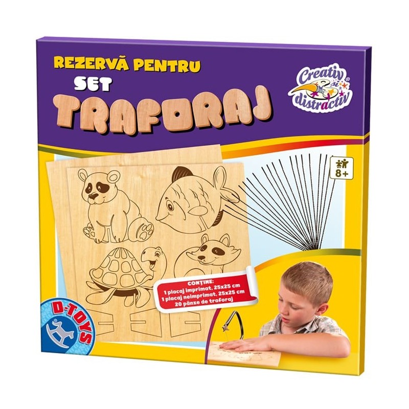 Joc Educativ, D-Toys, Rezerva pentru Set de Traforaj Oferta Pret - Trada.ro