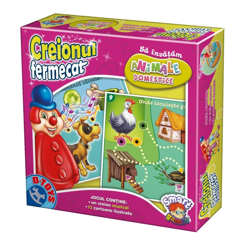 Jucarie Educativa, D-Toys, Creionul Fermecat, Sa Invatam Animalele ...