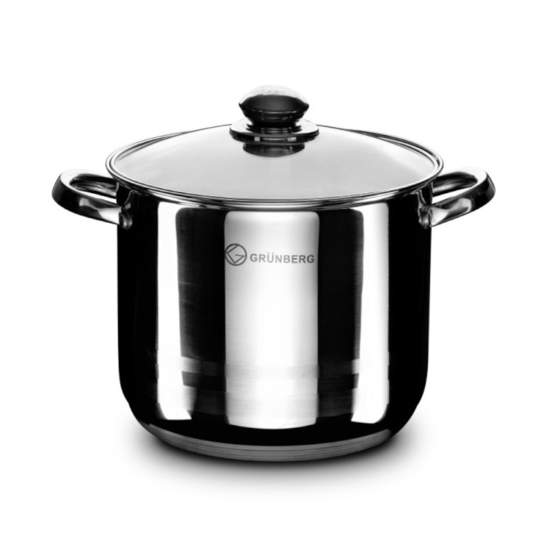 Oala din Inox cu Capac din Sticla, 18 cm, 3.50 l, Grunberg Oferta Pret ...