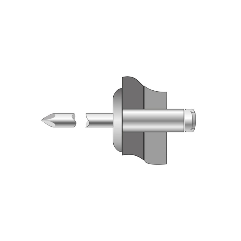 Set 250 x Pop-nituri Cap Lat, Inox A2/ Inox A2 - 4.8 X 14 Oferta Pret ...