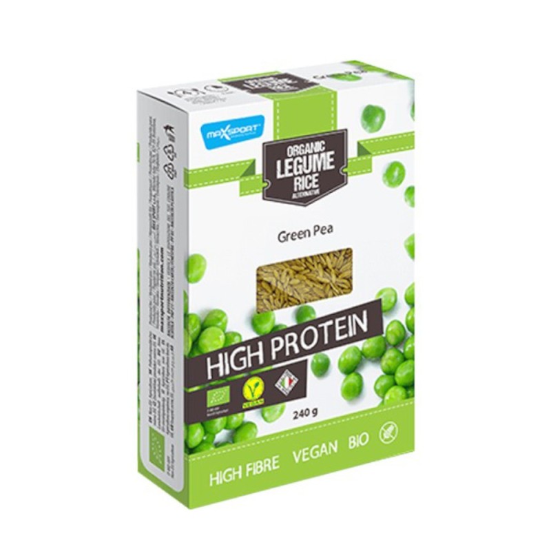 Set 2 x Paste Bio din Mazare Verde, Maxsport, Forma de Bob de Orez, 240 ...