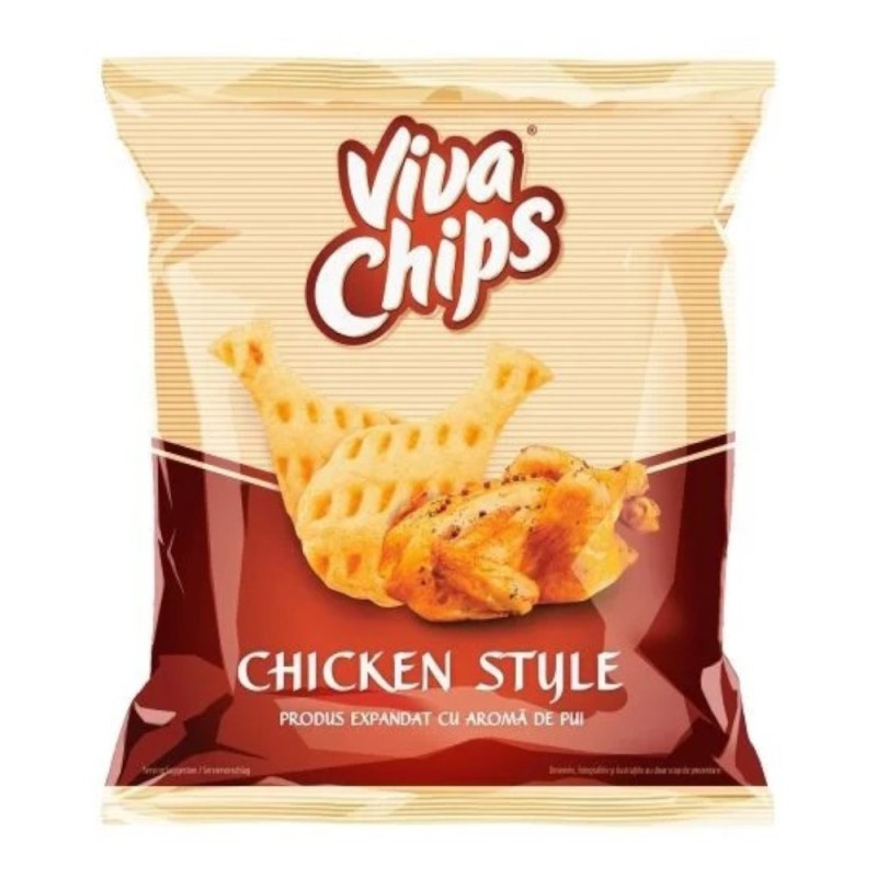 Chipsuri cu Gust de Pui, Viva Chips, 50 g Oferta Pret - Trada.ro