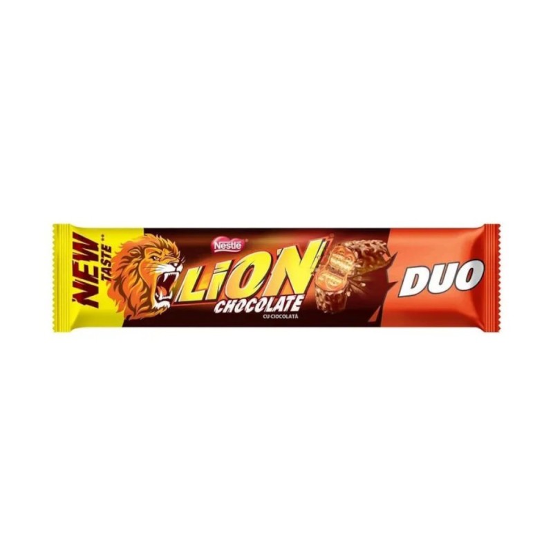 Batoane de Ciocolata, Nestle, Lion Standard Duo, 14 Bucati, 60 g Oferta ...